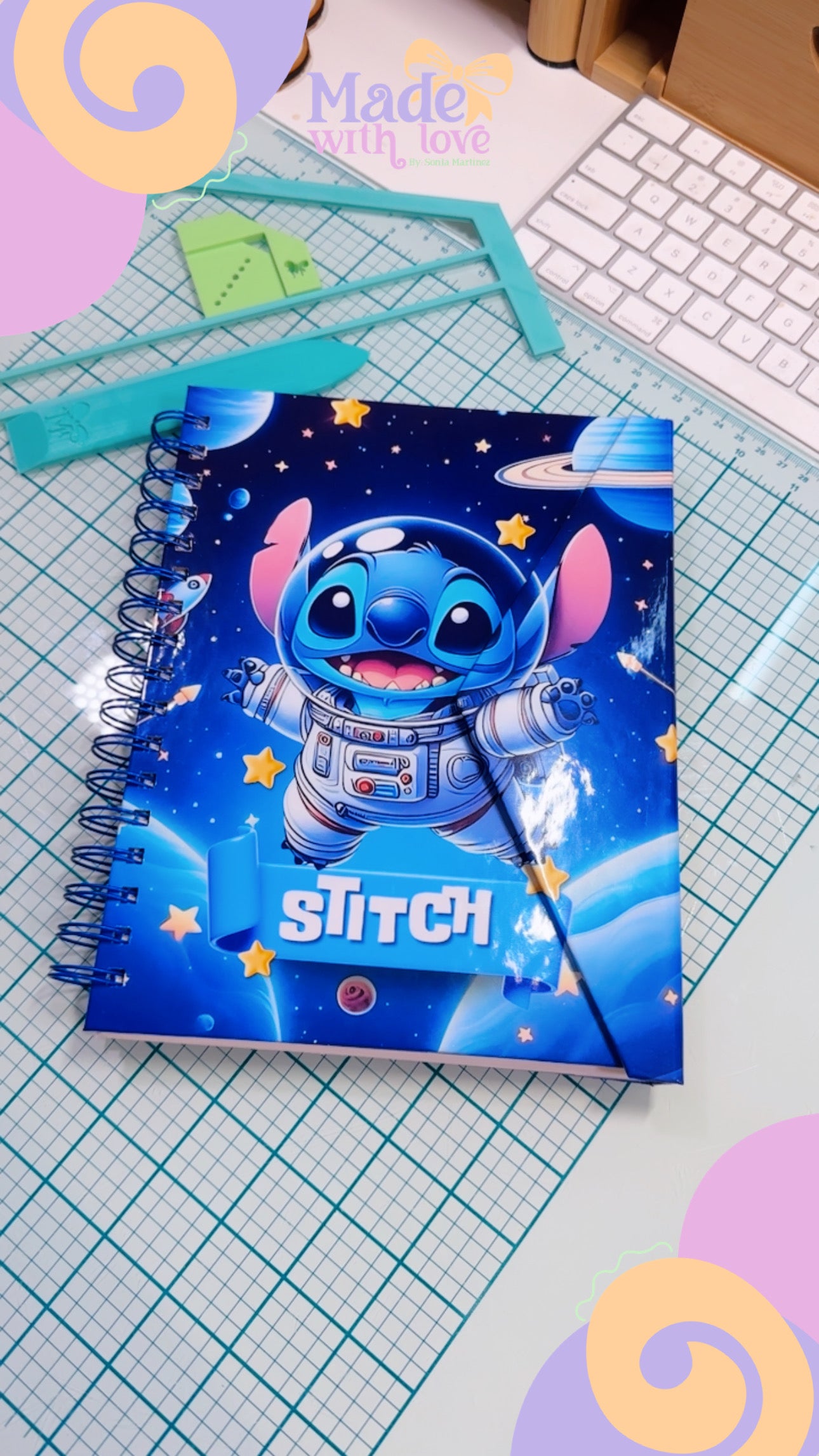 Stitch Flip B5 Notebook – Madewiithloveshop